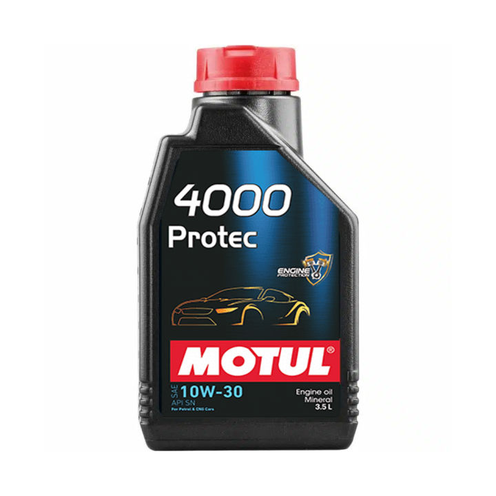 Motul 4000 Protec 10W30 1L | API-SN, ILSAC GF5( Passenger Car Motor ...