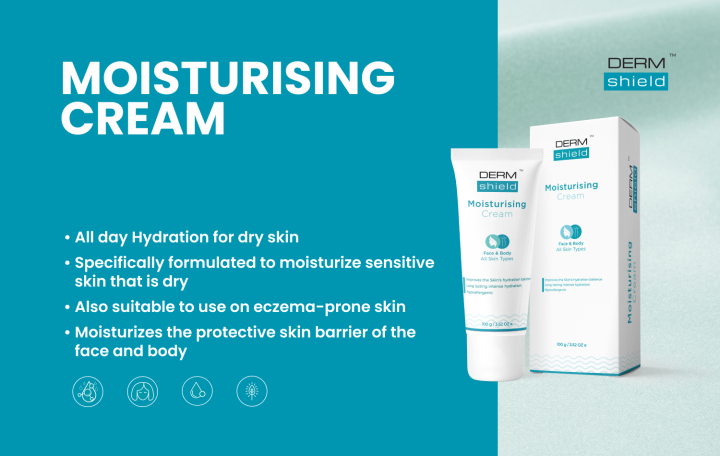 Dermshield Moisturing Cream 100gm | Daraz.com.np