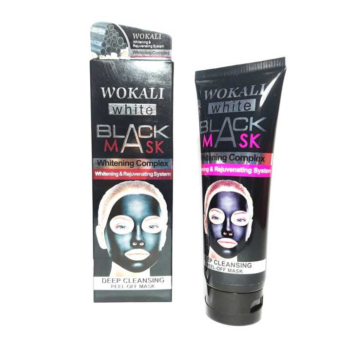 Wokali White Black Mask Whitening Complex Peel Off Mask 130 ML | Daraz ...
