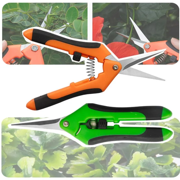 New Stainless Steel Garden Shear Plants Fruit Pruning Shear Easy-to ...