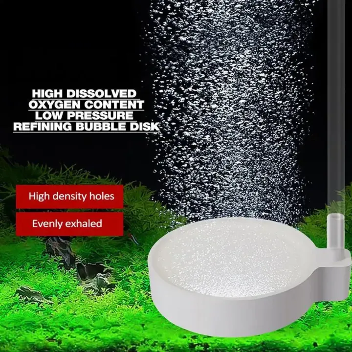 N30 2.5cm Nano Refined White Air Disc – Aquarium Air Stone for Fish ...