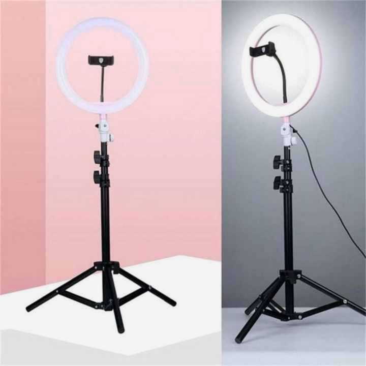 32cm Ring Light With 7 Feet Stand A Mobile Holder And 3 Color Mode ...