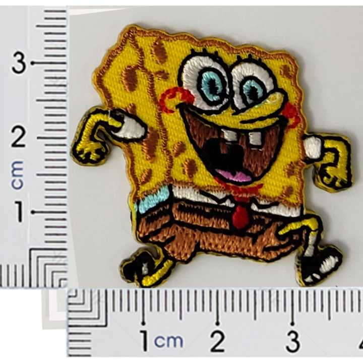 Iron Patch Spongebob For Clothes No Sew Good Quality Style Upgrade ...