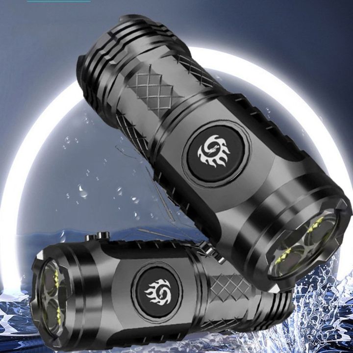 Mini Super Bright Flashlight Explosive Flash Waterproof Small Torch ...