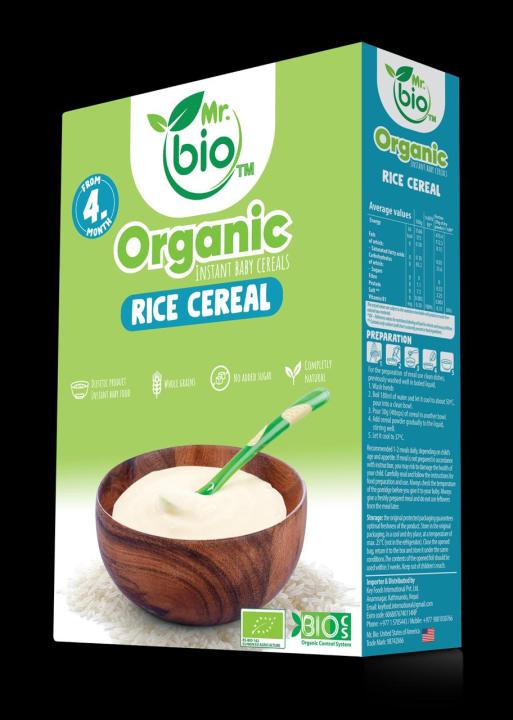 Mr Bio Organic Instant Baby Cereals 200g (Rice Cereal) | Daraz.com.np
