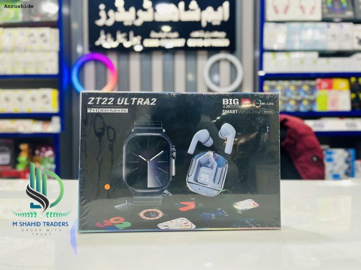 Anrushide ZT22 Ultra 2 Smartwatch 7-in-1 with AirPods - 2.1| AMOLED ...