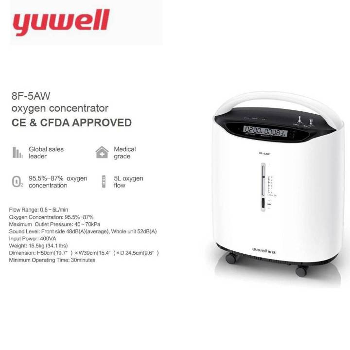 Yuwell Oxygen Concentrators 8F-5A | Daraz.com.np