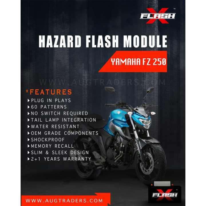 Flash X Hazard Yamaha FZ250 ALL MODEL | Daraz.com.np