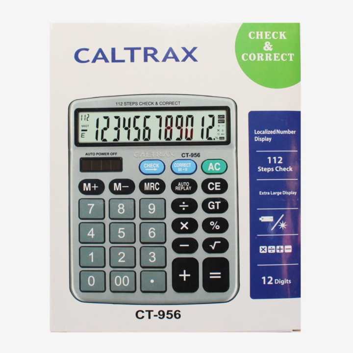 Caltrax Ct-956 Check And Correct Calculator | Daraz.com.np