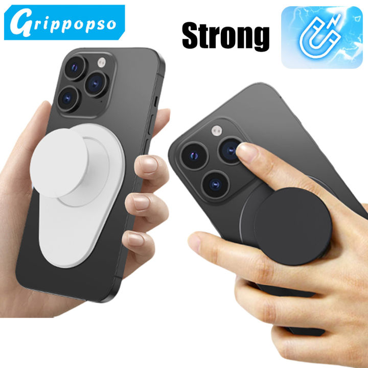 Grippopso Oval Griptok Magnetic Folding Mobile Phone Socket Holder ...