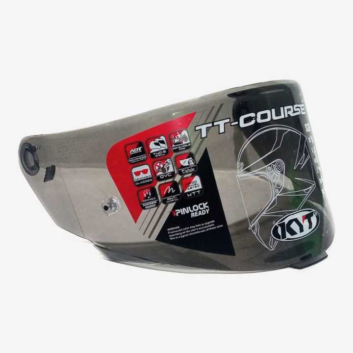 KYT TT Corse Visor Light Smoke | Daraz.com.np