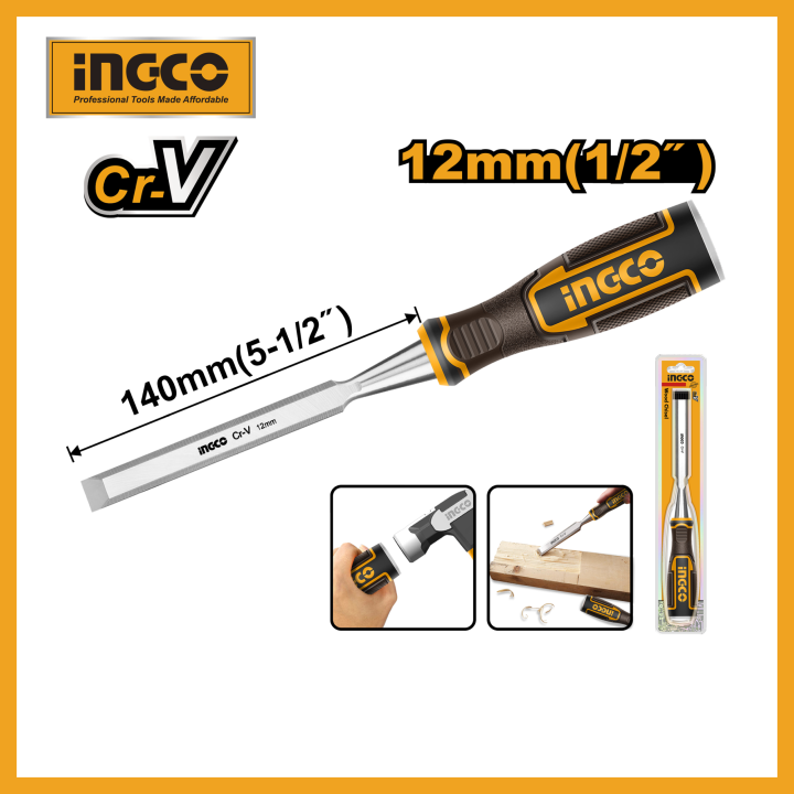 INGCO Cr-V 12mm/19mm/25mm Wood Chisel | Daraz.com.np