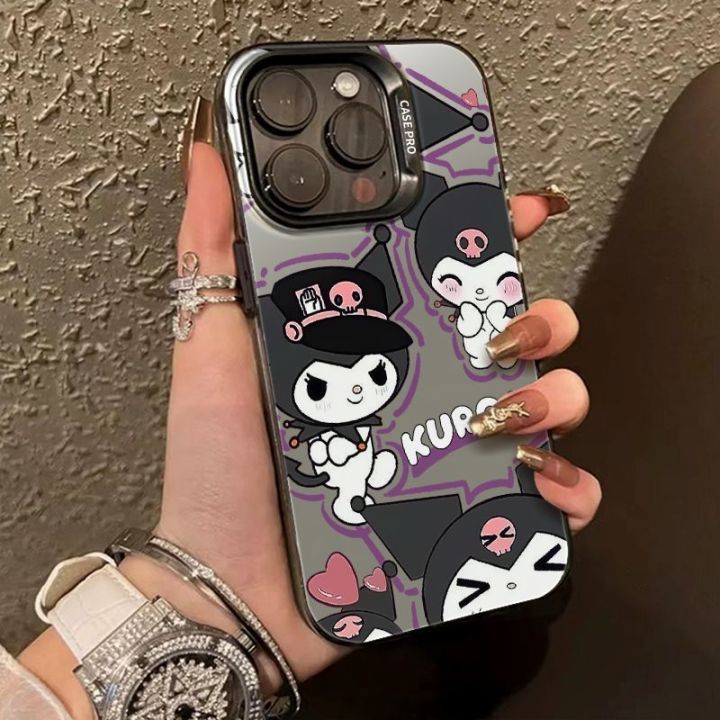 MissConnie Cartoon Sanrio Cute Kuromi Phone Case Compatible for IPhone ...