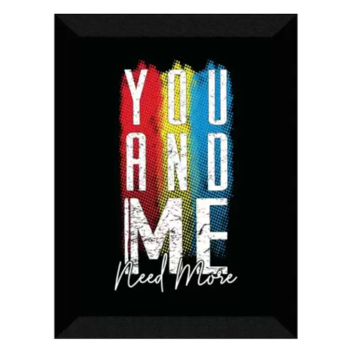 NEXO DECOR Motivational Quotes Single Framed UV Textured Digital ...
