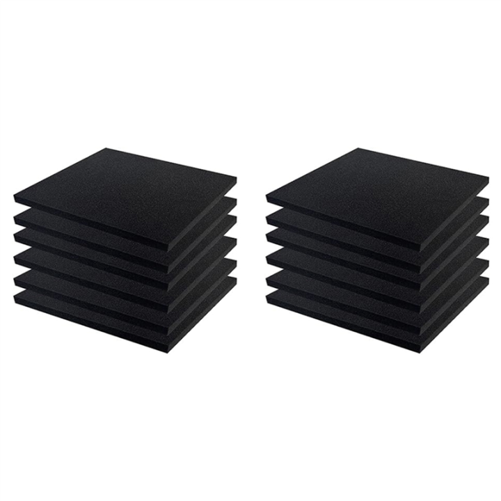 12 PCS Polyurethane Foam Sheets Foam Pads for Case Packaging Toolbox ...