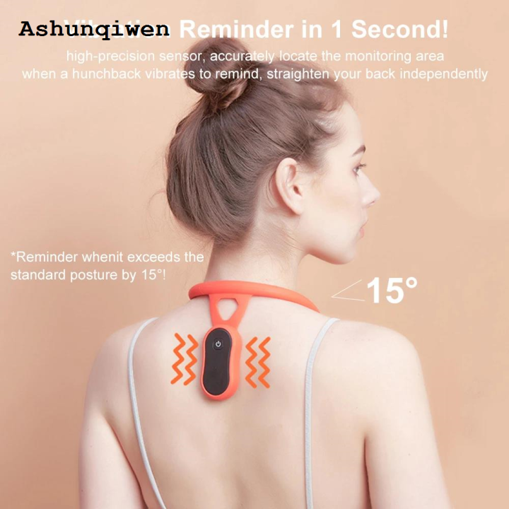 Ashunqiwen 【2025 Version】 Back Support Ultrasonic Lymphatic Soothing ...