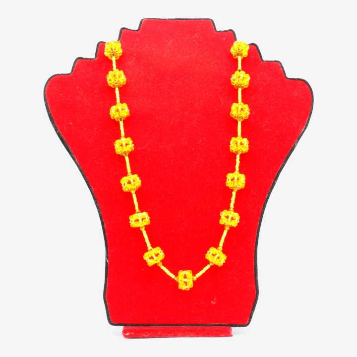 Yellow Crystal Ball Pote For Women | Daraz.com.np