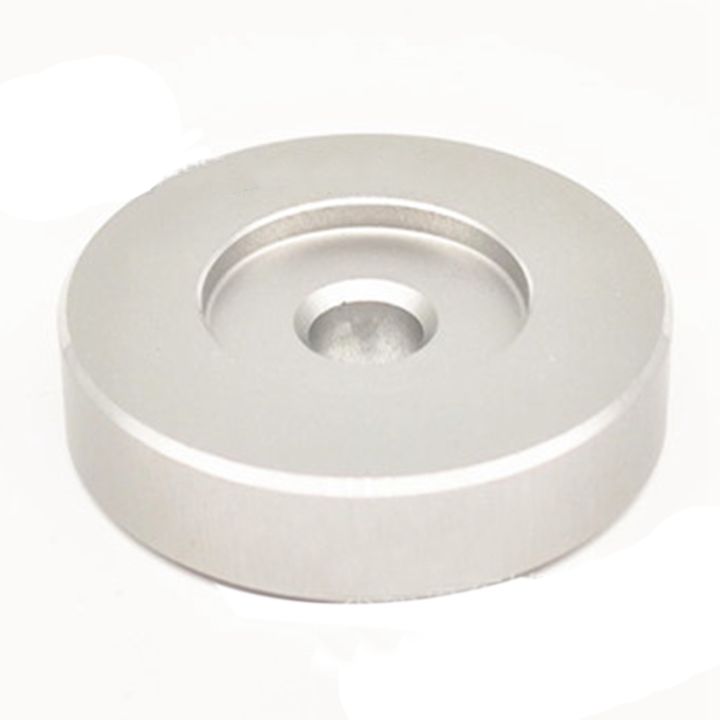 45 RPM Adapter - Aluminum -7 Inch Vinyl Record Dome 45 Adapter Silver ...
