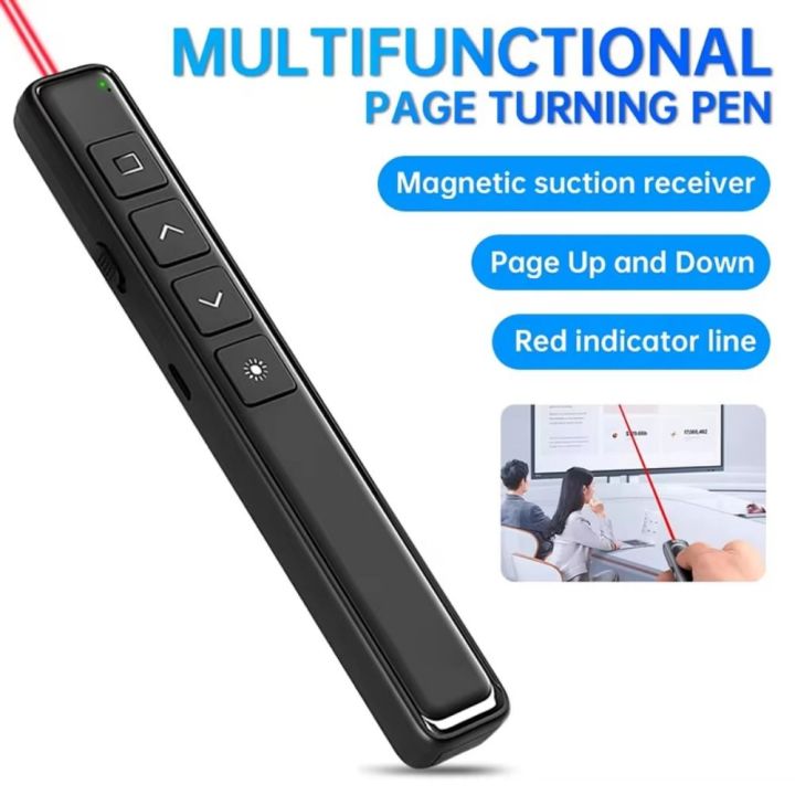 High-quality 2.4GHz Wireless Presentation Clicker Infrared Remote ...