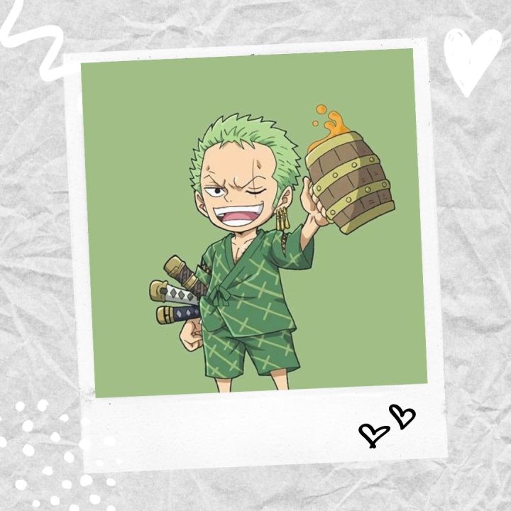 Roronoa Zoro Monkey D. Luffy | Polaroid | Daraz.com.np