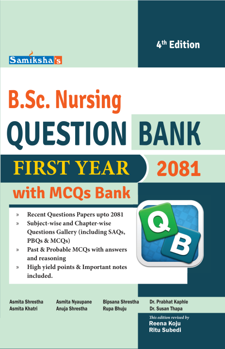 B.Sc. Nursing Questions Bank First Year 4th Edition | Daraz.com.np