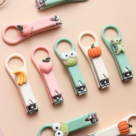 Nail Clipper Cute Cartoon Nail Cutter Key chain For manicure Trimmer ...