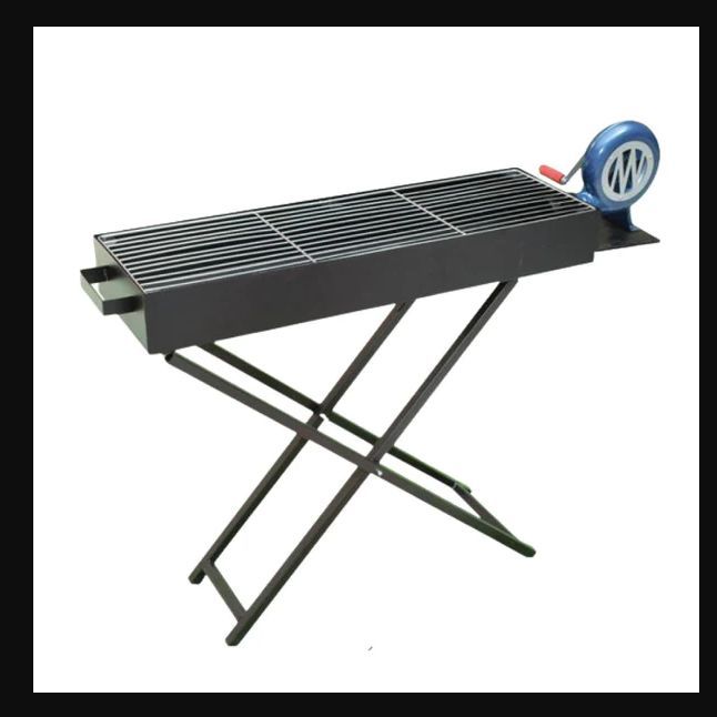 Portable Bbq Charcoal Grill With Fan | Daraz.com.np