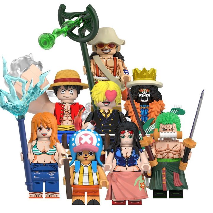 Compatible with LEGO One Piece Series Monkey D Luffy Zoro Puzzle ...
