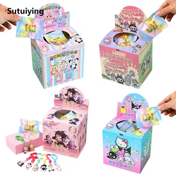 Sutuiying 32pcs Sanrio Labubu Family Blind Box Keychain Animation ...