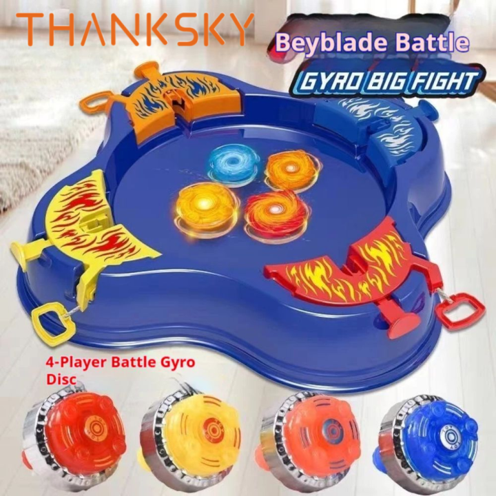 Gyro Game Set Spinning Top Gyro Set Duel Top Toy Collision Rotary Gyro ...