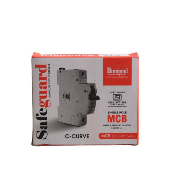 Diamond Safeguard Single Pole Minitaure Circuit Breaker ( MCB ) C16 ...