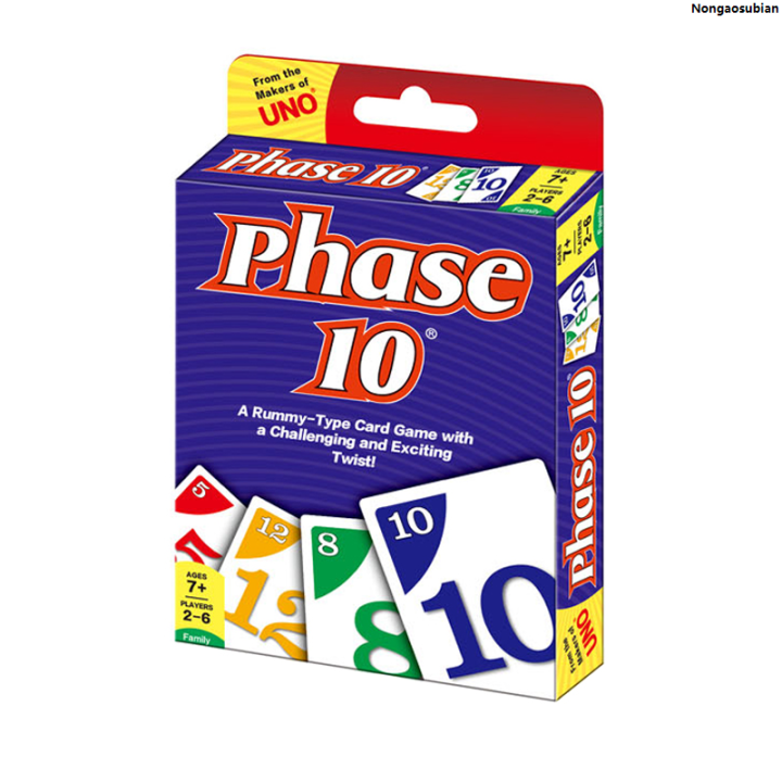 UNO Phase 10 Cards Game Special Edition 108 Cards Pack - For Kids ...