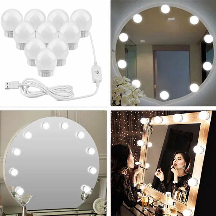 USB Powered Lights Kit Bulbs For Makeup Table | Daraz.com.np