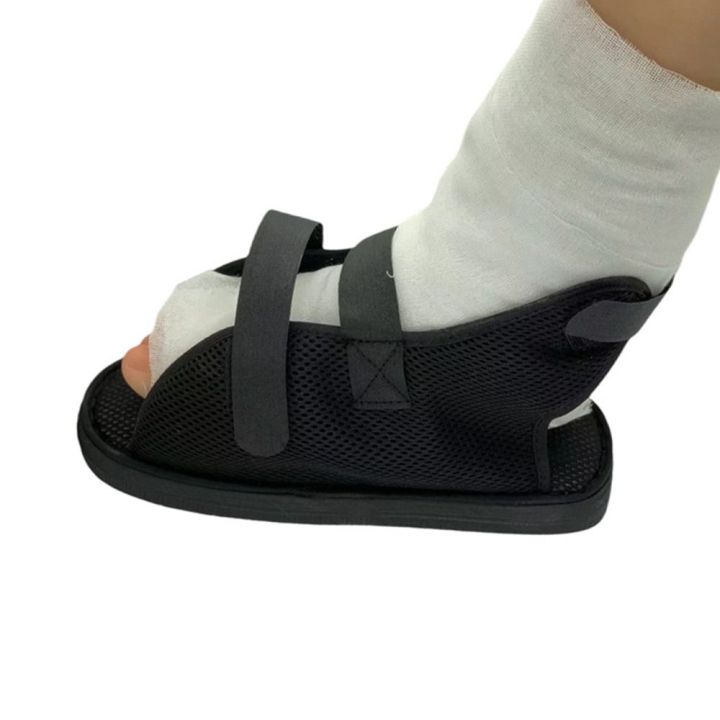 Ankle Protector Support Brace Fracture Boot Injured Foot Black Toe ...