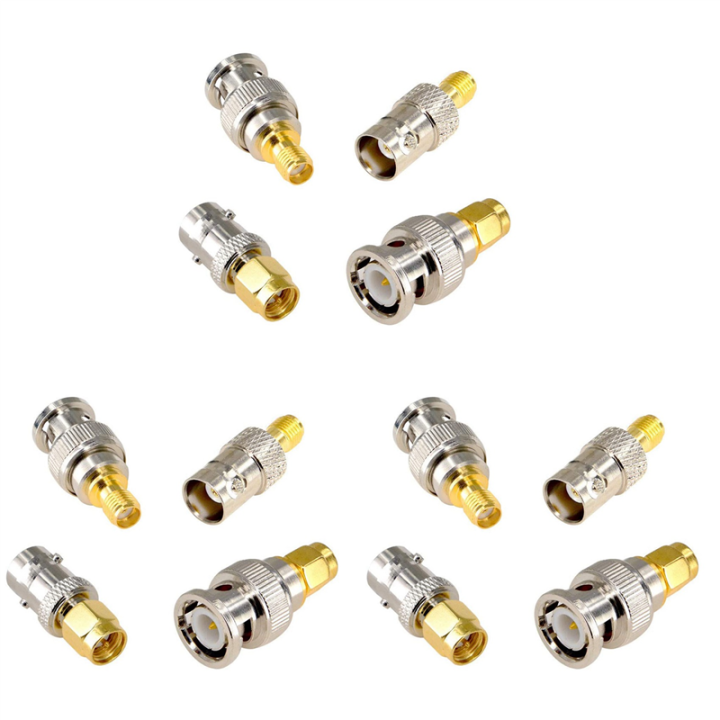 SMA to BNC Kits 3 Set RF Adapter Connector Kits for SDR Ham Radio UV-5R ...