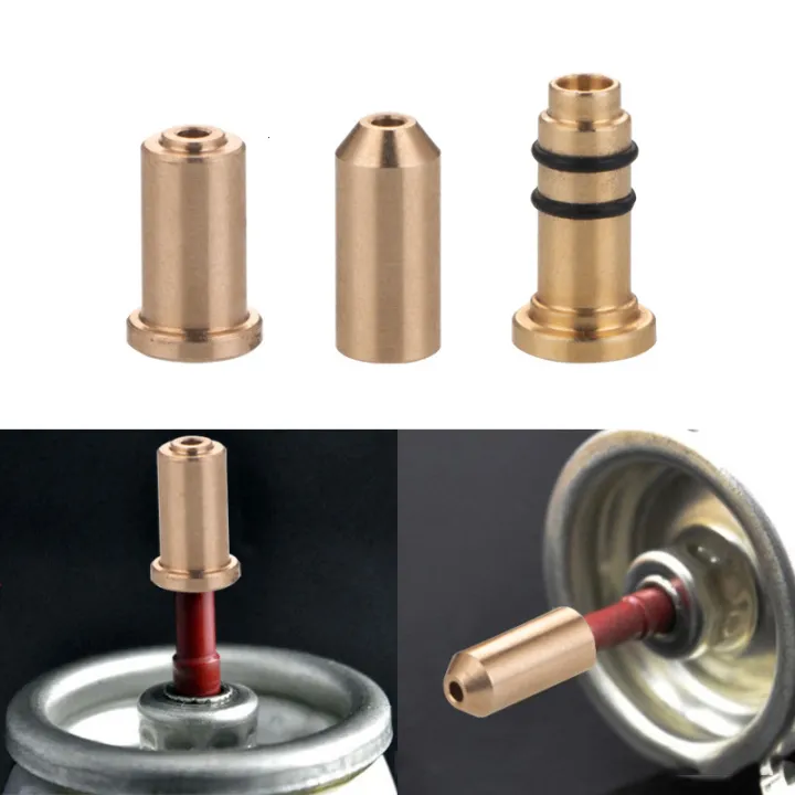 1Pcs Reusable Nozzle Refill Butane Gas Adapter Inflatable Head For ...