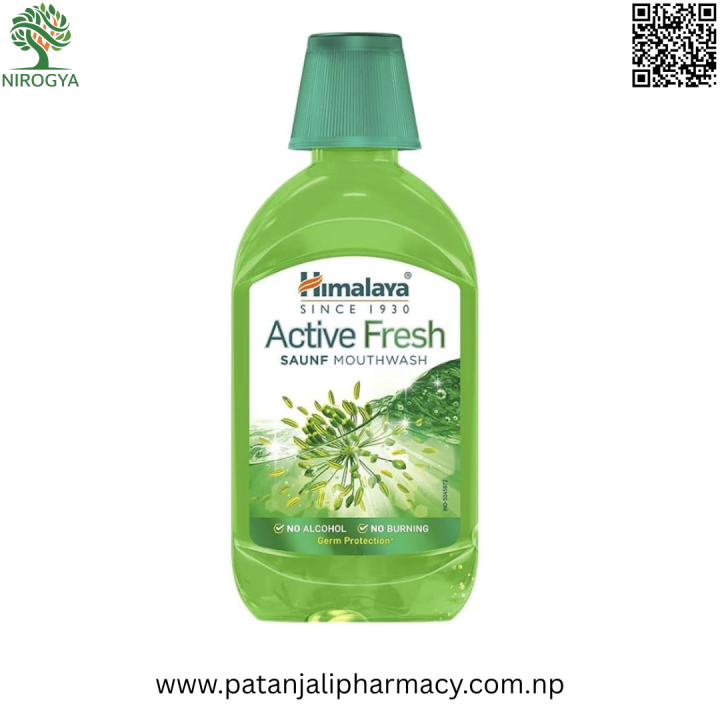 Himalaya Active Fresh SAUNF Mouthwash 215ml | Daraz.com.np