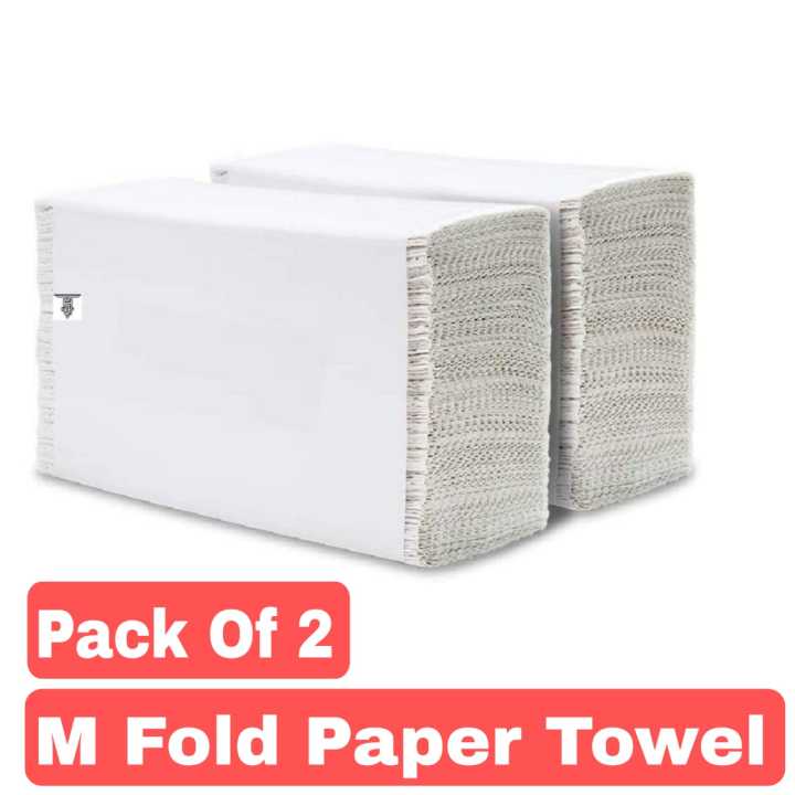 Softy M fold Paper Tower Tissue Paper 150 Sheets -Pack Of 2 | Daraz.com.np