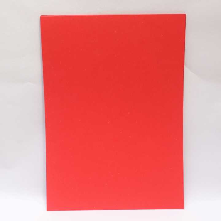 Red A4 Paper 50pcs | Daraz.com.np
