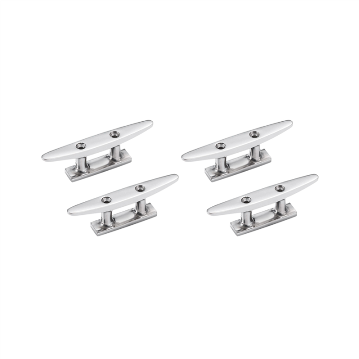 NAMUNY 4X Boat Cleat Open Base Boat Cleat, Dock Cleat All 316 Stainless ...