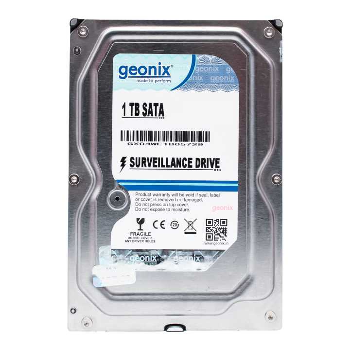 Black Color Geonix Surveillance Drive 1TB Hard Drive | Daraz.com.np