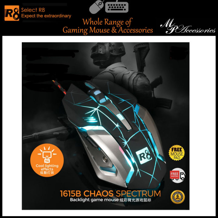 R8 1615B Backlight Gaming Mouse | Daraz.com.np