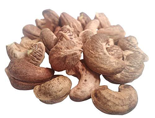 Roasted Cashew with Shell/Skin Organic Truly Goan Cashewnuts W210 500 g ...