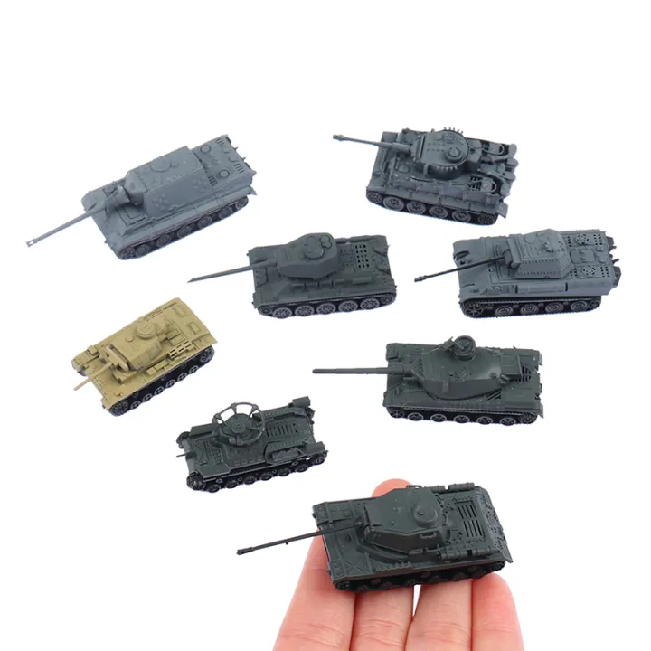 Toys 1pc 1:144 Model Toy 4D Sand Table Plastic Tiger Tanks World War II ...