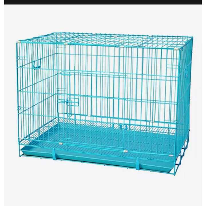 Foldable Bold Wire Pet Cage For Dogs And Cats Color Metal Cage 2.5Ft ...