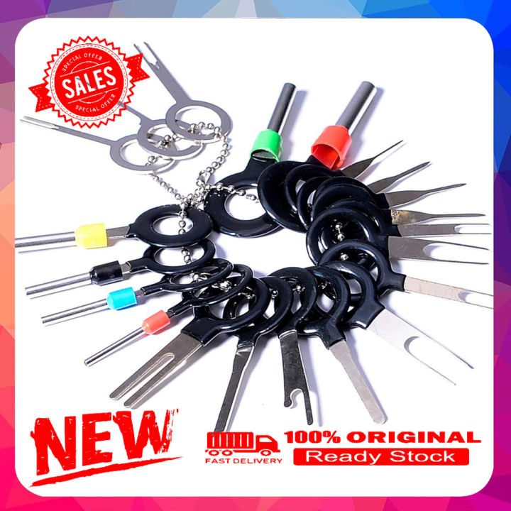 21Pcs Terminals Removal Key Tool Electrical Wiring Crimp Connector Pin ...