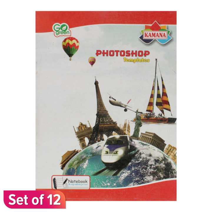 Kamana Notebook - Photoshop Templates Printed (XL Size) Set Of 12 ...