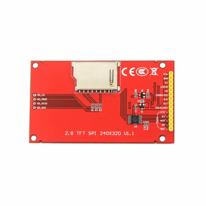 2.8 Inch 240x320 SPI Serial TFT LCD Module Display Screen Without Press Panel Driver IC ILI9341 ...