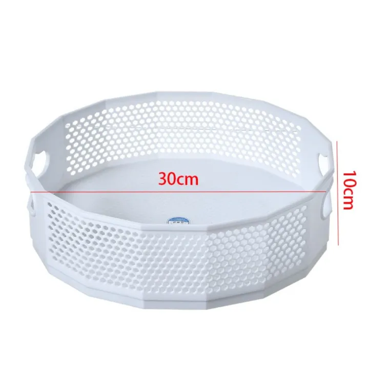 New 360 ° Rotating Plastic Storage Tray Large Capacity Multifunction ...