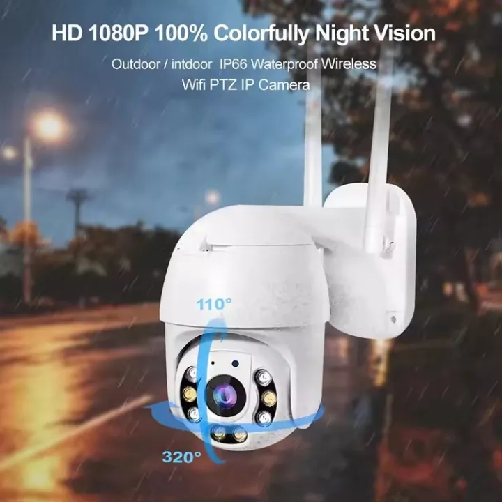 Wireless Wi-Fi IP CCTV Security 1080 P 3MP PTZ Outddor IP66 Waterproof ...